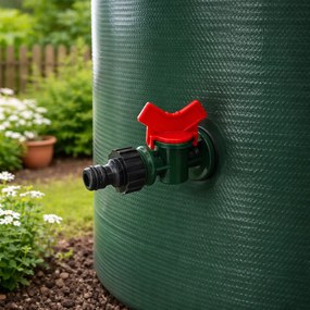 Skládací sud na dešťovou vodu BestBerg BBWT-750 / 750 l / zelená