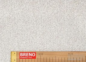 Breno Metrážový koberec ROXAS 02 bílý, šíře 400 cm, Bílá