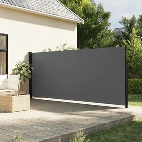 vidaXL Zatahovací boční markýza 180 x 500 cm [4004446] Barva: antracitová