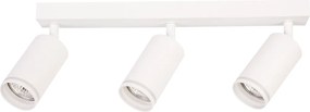 Bodové svítidlo Pipe Ring, 3x bílé kovové stínítko, w