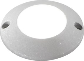 FAN LED-ELMO-UPC Pochozí venkovní svítidlo ELMO hliník stříbrná, 3 W, 360 lm, 3000 K, IP54, 7 x 1,5 cm - FANEUROPE
