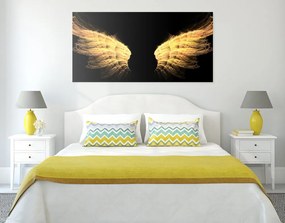 Obraz zlatá andělská křídla Varianta: 120x60