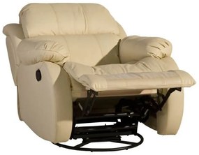 Casarredo - Komfort nábytek Relaxační polohovací křeslo ROOSEVELT KAB kůže/ekokůže | potah: kůže Magnolia