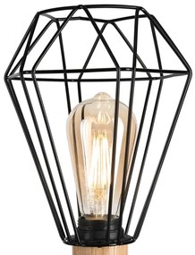 Brilagi - Stolní lampa WOODY BASKET 1xE27/60W/230V dub