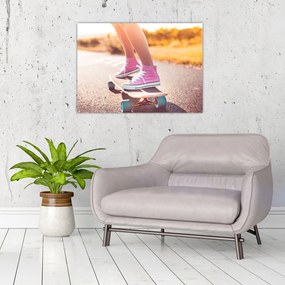 Skleněný obraz skateboardu (70x50 cm)