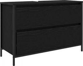 Sada koupelnového nábytku 3 ks Černý dub 90 x 34,5 x 60 cm 3328359