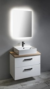 Aqualine VEGA deska 82,5 x 45 cm, dub platin VG785