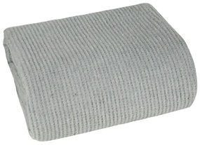 Kvalitní šedá deka s vaflovou strukturou