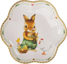 Villeroy & Boch Miska Annual Easter Edition 2026, zajíček Paul a slepička, 16 cm 14-8627-3863