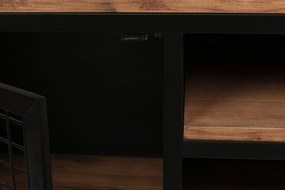 TV stolek Zeno 150 cm borovice/černý