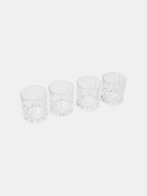 Sinsay - Sada sklenic s reliéfním vzorem 4 pack - clear