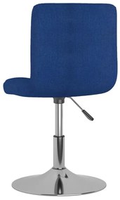 Petromila Otočná jídelní židle modrá textil