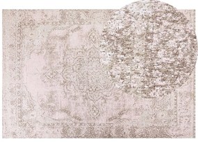 Bavlněný koberec 200 x 300 cm růžový MATARIM Beliani