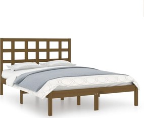 vidaXL Rám postele masivní dřevo 120 x 200 cm [3105468] Barva: Přírodní