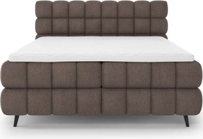 Kontinentální postel Sabrina 180x200, hnědá (tonall 22)