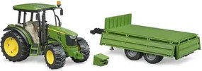 Bruder 02108 Traktor John Deere 5115M s vozem / 1:16 / od 3 let