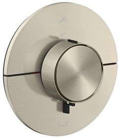 Axor ShowerSelect ID - Termostatická baterie pod omítku, pro 2 spotřebiče, kartáčovaný nikl 36751820