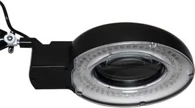 Maul Viso černá / Lupová stolní LED lampa / 3 dioptrie / 660 lm / 6500