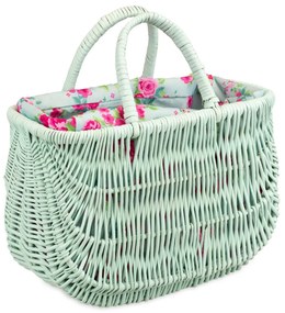 Kabelka proutěná mint Bolso IV. š.30 x hl.16 x v.20/29(cm)