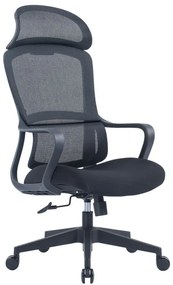 Dalenor Kancelářská židle Best HB, textil, černá / černá