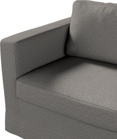 Potah na pohovku IKEA  Karlstad 2-místná , nerozkládací, dlouhý barva šedá látka pletený vzor