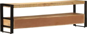 TV stolek 150 x 30 x 45 cm masivní mangovníkové dřevo 247906