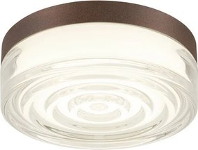 LA 1010211 CYFT WAVE XL Přisazené nástěnné a stropní svítidlo, 2700/3000/4000 K, 15 W, PHASE, 105°, IP65 černá / čirá - BIG WHITE (SLV)