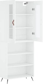 Skříň highboard bílá 69,5 x 34 x 180 cm kompozitní dřevo 3198697