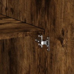 Skříň highboard kouřový dub 80 x 42,5 x 185 cm kompozitní dřevo 3281438