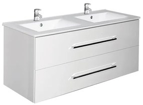 Comodo Koupelnová skříňka s keramickým dvojumyvadlem Emilio W 120