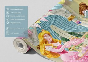 Dětská fototapeta na zed' Ples Princezen, Disney | 360 x 254 cm | DFTD 2224