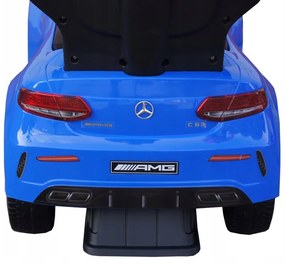 Dětské odrážedlo Mercedes C63 vodící tyč - červená