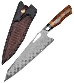 KnifeBoss kuchařský damaškový nůž Chef Boss 9.5 (243 mm) VG-10