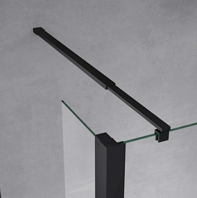 design sprchový kout WALK-IN box BREMEN - Black SIDE 50-160cm