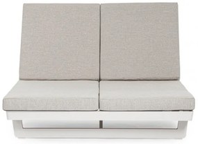 BIZZOTTO Dvoumístné zahradní lehátko INFINITY bílé 0663430