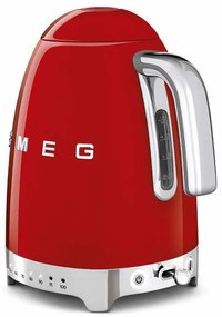 SMEG 50's Retro Style rychlovarná konvice 1,7 l s regulací teploty, červená, KLF04RDEU