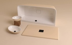 Polysan Flexia sprchová vanička 130 x 80 cm s možností úpravy rozměru litý mramor béžová matná 72899.81