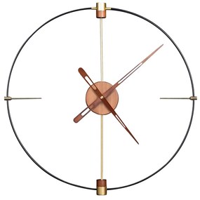 Dekorativní kovové nástěnné hodiny v moderním minimalistickém stylu