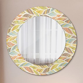 Kulaté dekorativní zrcadlo Abstraktní fi 50 cm