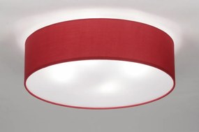 Stropní designové červené svítidlo Kissingen Red