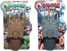 TEDDIES Vystřelovací drápy Drak/Dinosaurus / Plast / 2 barvy / od 3 le