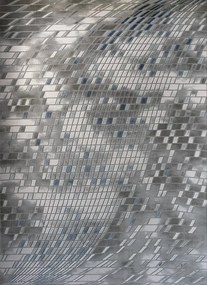 Berfin Dywany, Kusový koberec Vals 8375 Grey, 80x150, šedá, kancelář