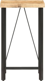 Barový stůl 60 x 60 x 107 cm hrubé mangovníkové dřevo 286610