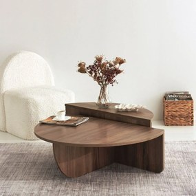 Sada 2 ks – Konferenční stolek Podium 85 × 35 × 30 cm,90 × 30 × 60 cm KALUNE DESIGN