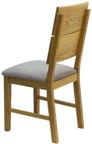 Bradop Židle KARLA dubová čalouněná Z55 | Látka: 518 - ARTEMIS-518