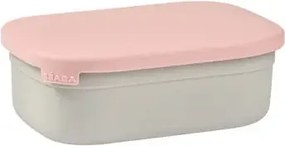 Beaba Svačinový box nerez Velvet Grey/Dusty Rose