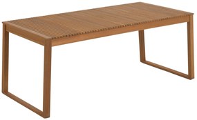 OnaDnes -20% Dřevěný zahradní stůl Kave Home Emili 190 x 90 cm