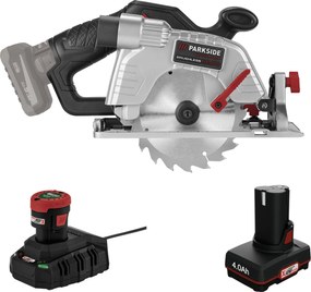 Parkside Performance® Aku ruční okružní pila Phksap 12 B2, 2 Ah a 4 Ah