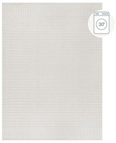 Bílý pratelný koberec z žinylky 160x240 cm Elton – Flair Rugs