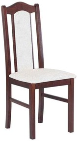 Jídelní židle Boro 2 Zvolte dřevo: Bílá, Zvolte látku: látka 10b